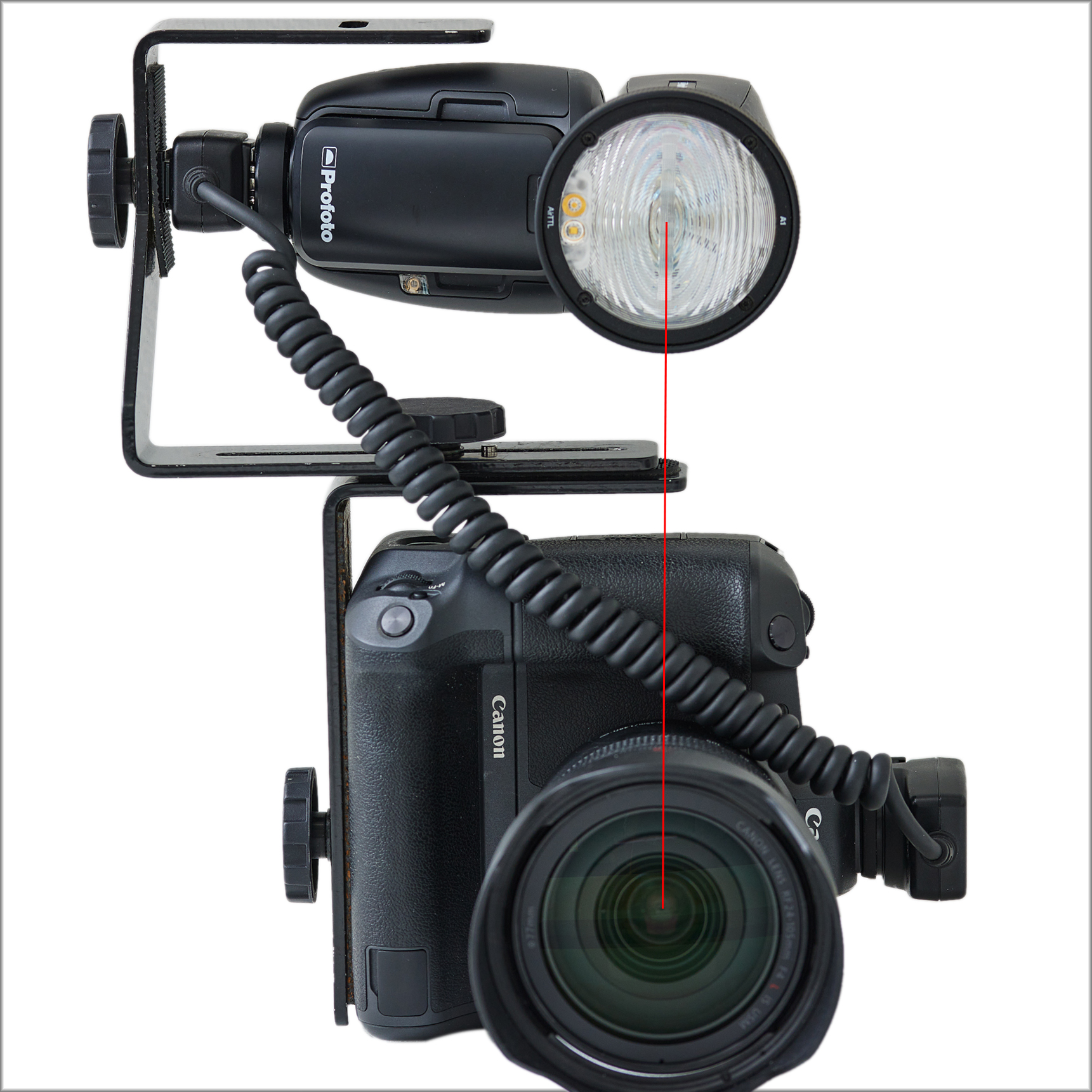 クリップオンストロボをワンタッチで縦位置に切り替えられるストロボブラケット：Custom Brackets RF-PRO レビュー ...